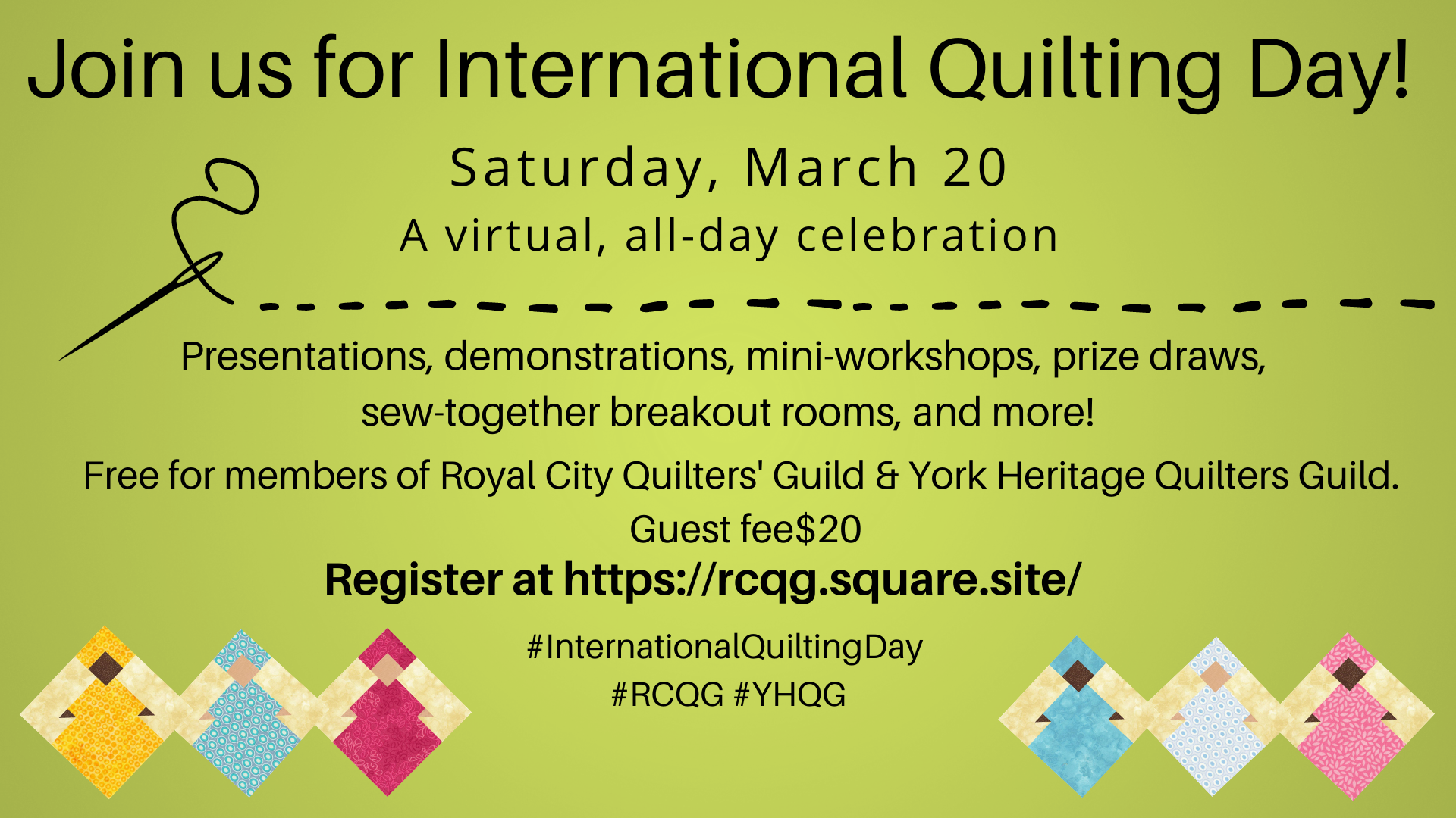 Celebrate International Quilting Day 2021 | York Heritage Quilters Guild